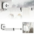 Balcony Drying Rack Metal Folding Stylish Efficient for Laundry Drying ...