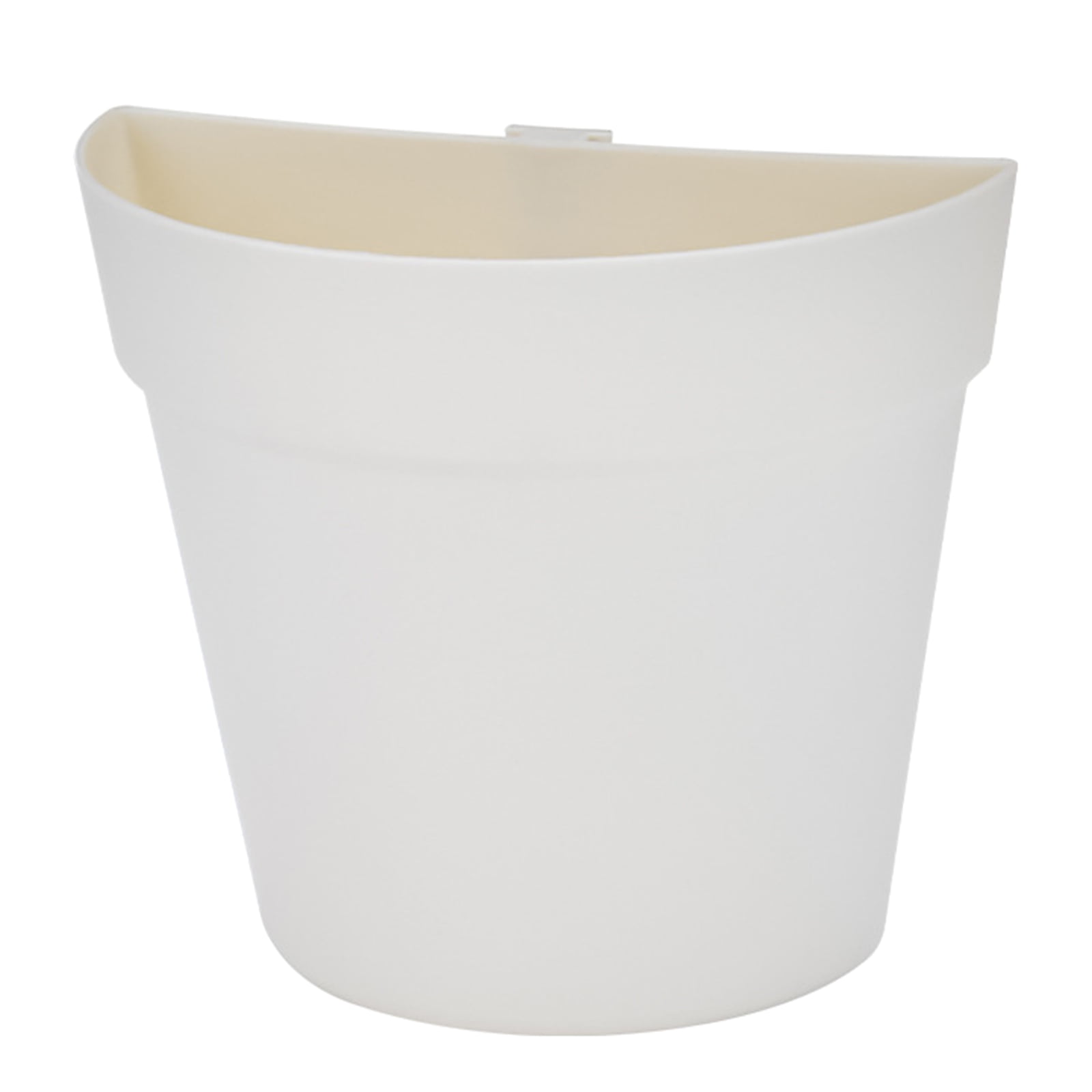 Balcony Flower Buckets Semi Circle Plastic Hanging Flower Pot Garden ...