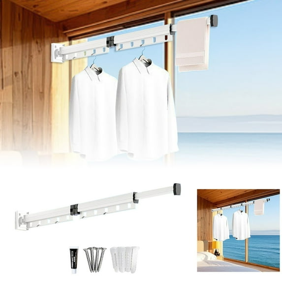 Balcony Folding Drying Rack for Efficient Space Management Durable ...