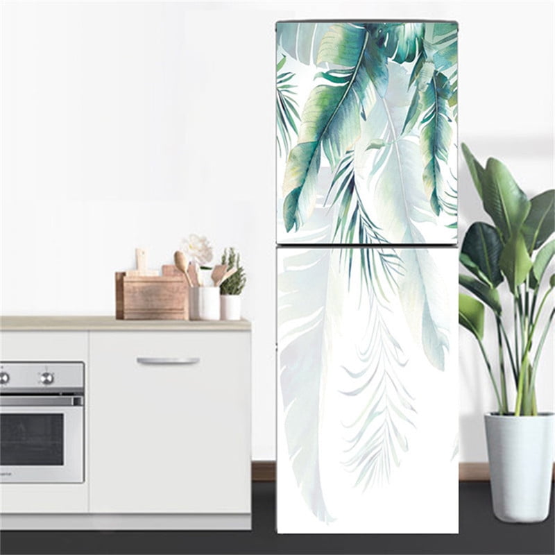 Balcony Lake View 3D Fridge Stickers Refrigerator Cover Door Landscape ...