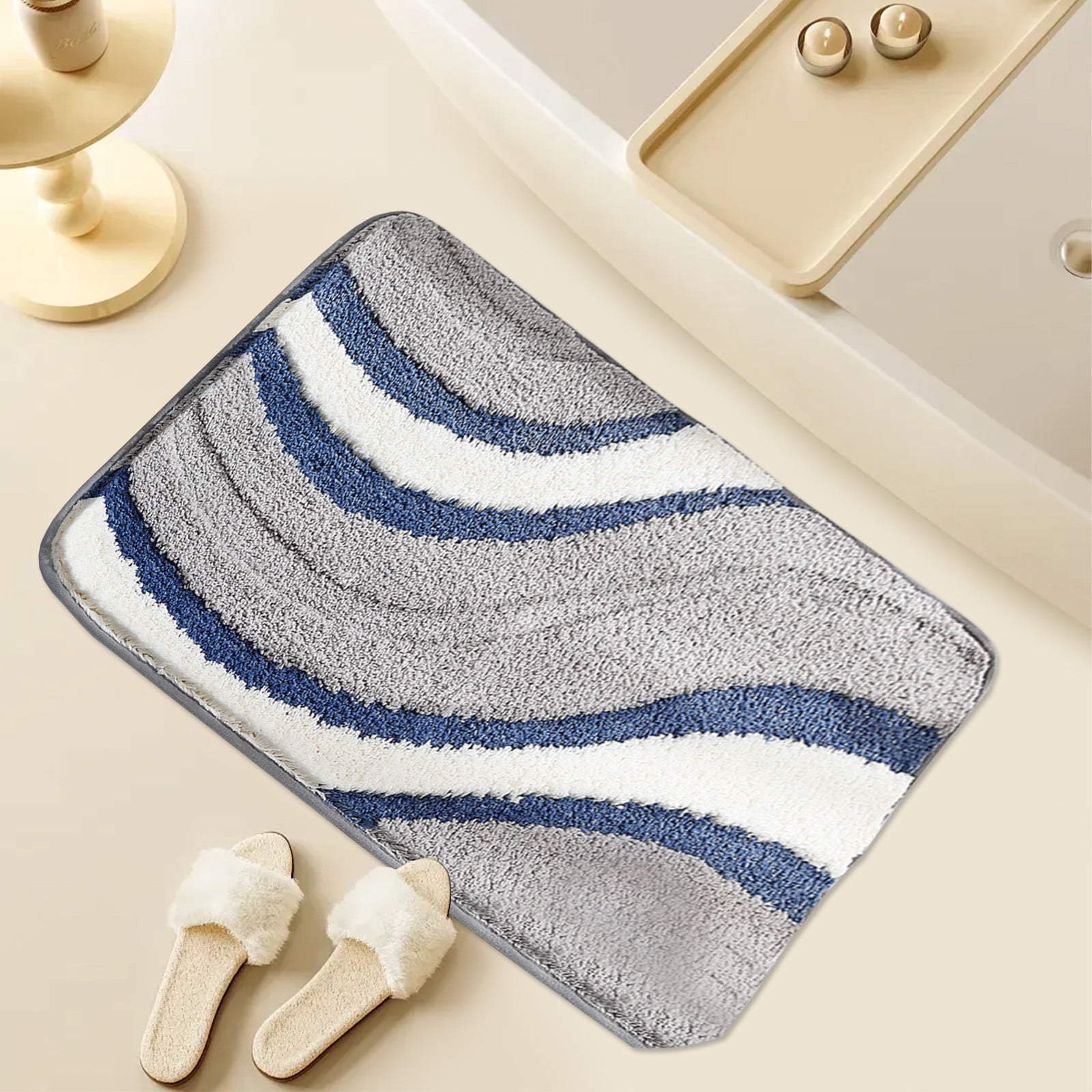 Balcony Living Room Carpet, Print Full Cover Bedroom Bed Rug, Color ...