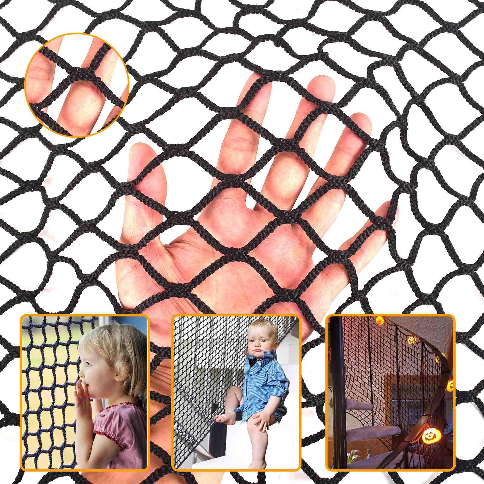 Balcony Netting for Pets，Apartment，Stair，Trampoline，Playground，Child ...