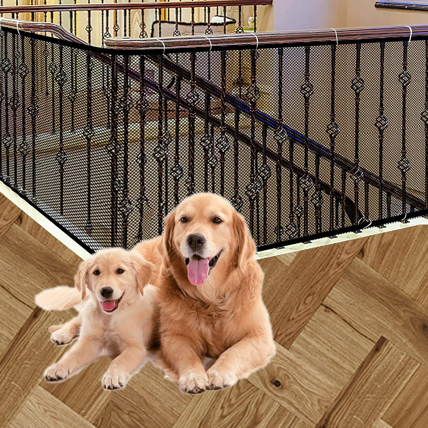 Balcony Netting for Pets, Stairway Net for Balcony, Pet Netting Balcony ...