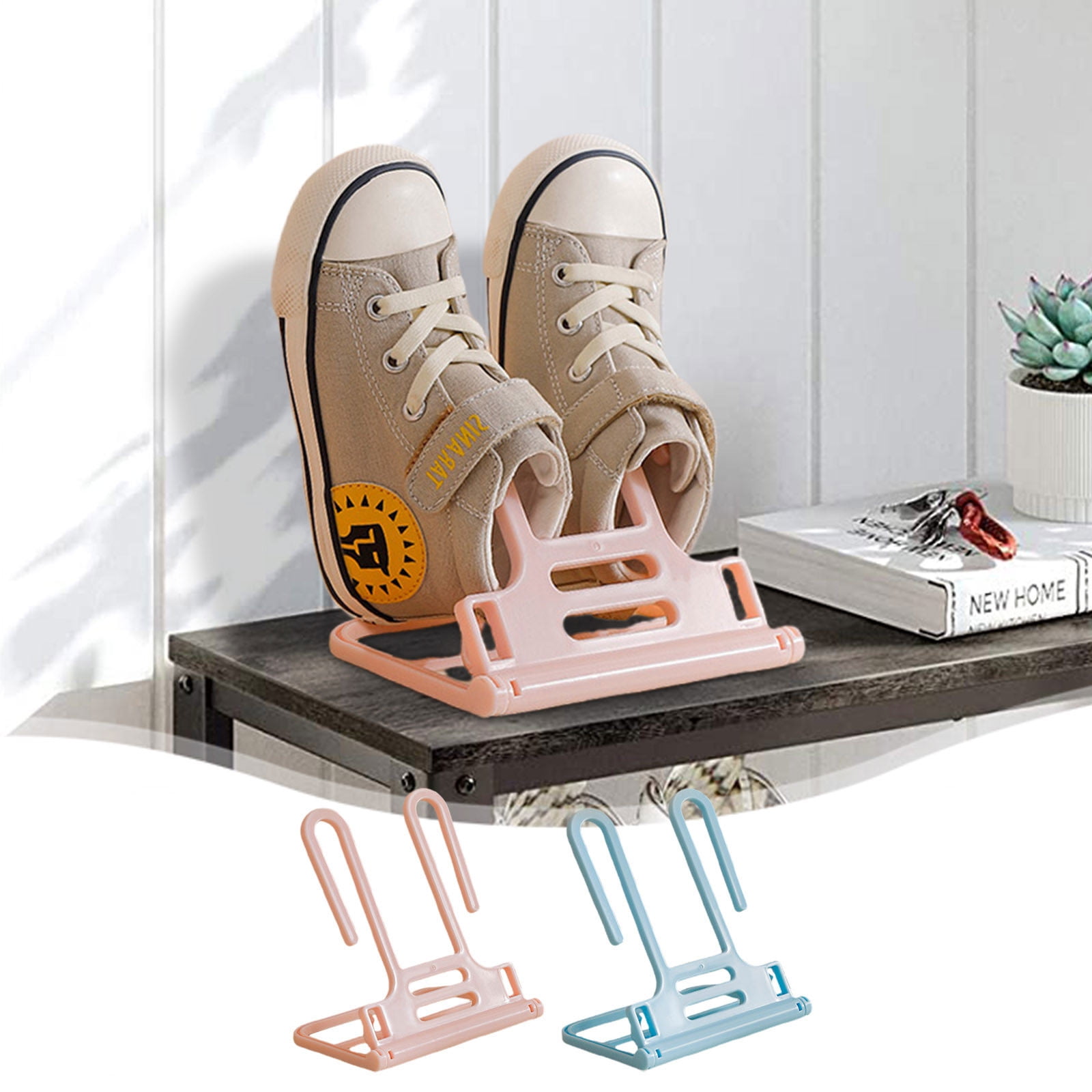 Balcony Outdoor Folding Shoe Rack, Multifunctional Drying Storage Rack ...