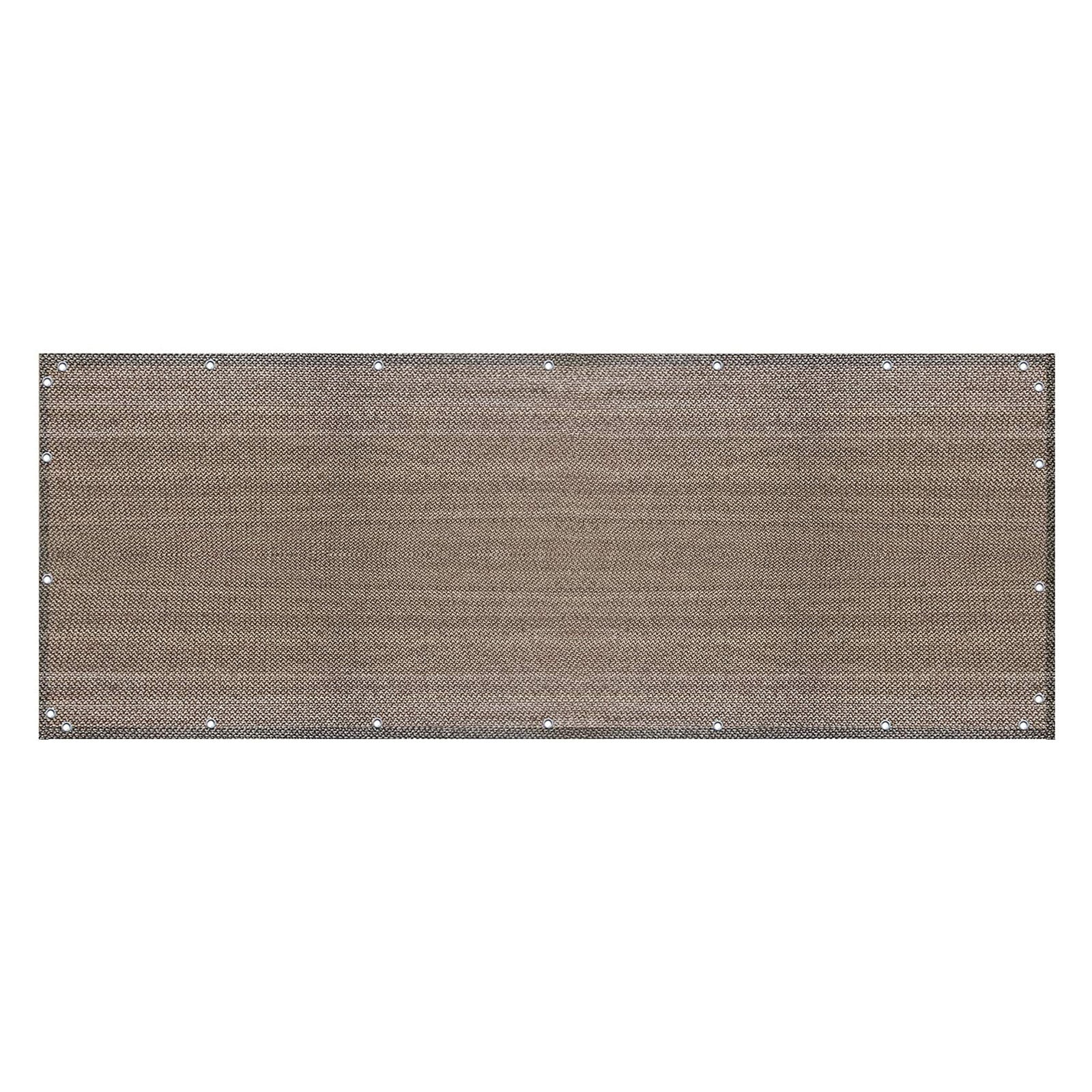 Balcony Privacy Screen, 3ftx16.4ft HDPE UV-Resistant Fence Cover, Black ...