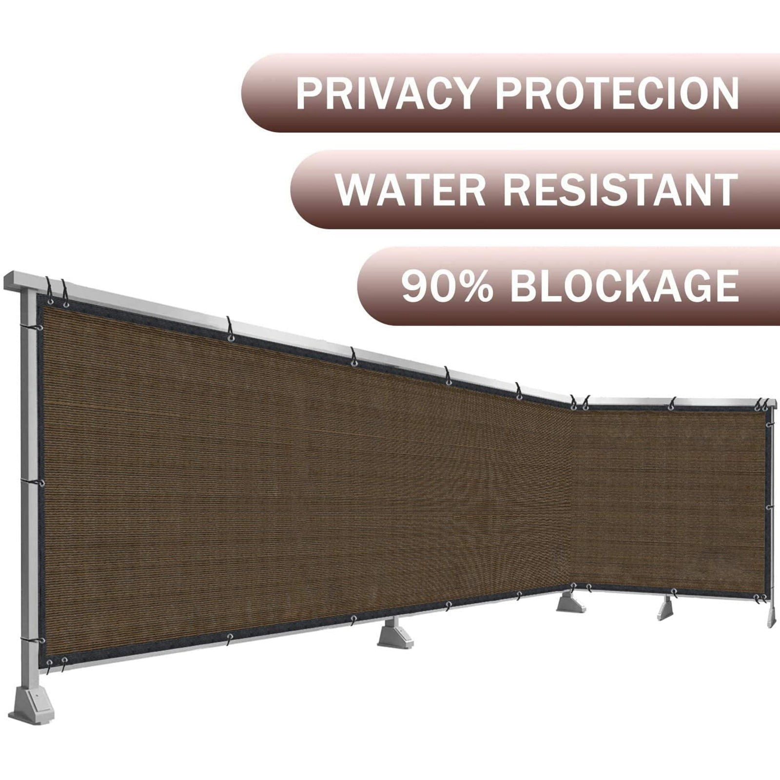 Balcony Privacy Screen Fence - Outdoor UV Blocking Shade Cover for ...