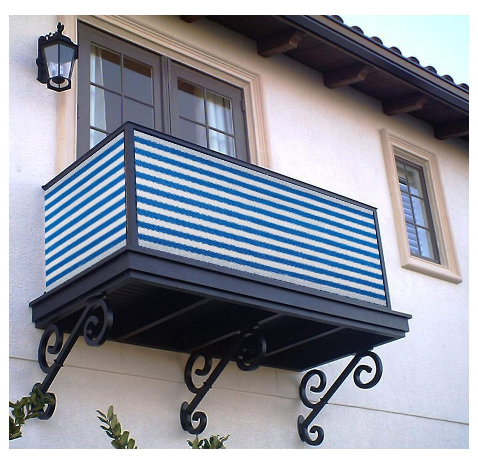 Balcony Privacy Screen Fence Windscreen Cover UV Protection Weather ...