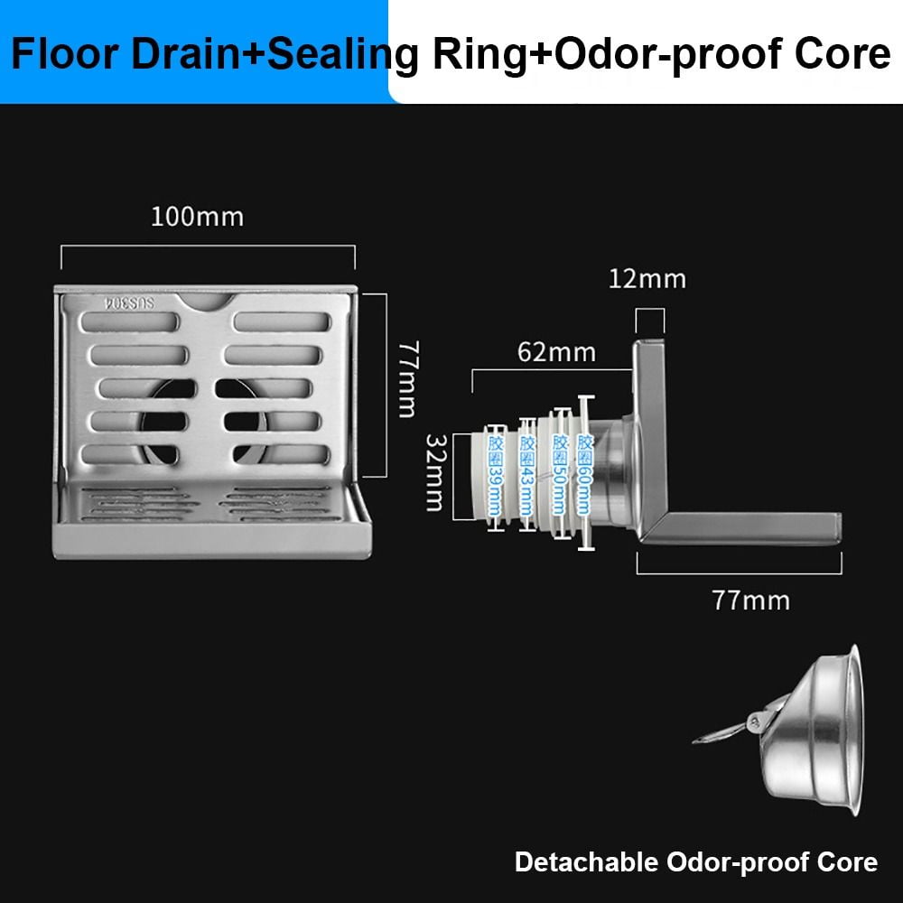 Balcony Shower Room Wear Resistant 304 Stainless Steel Thickened L ...