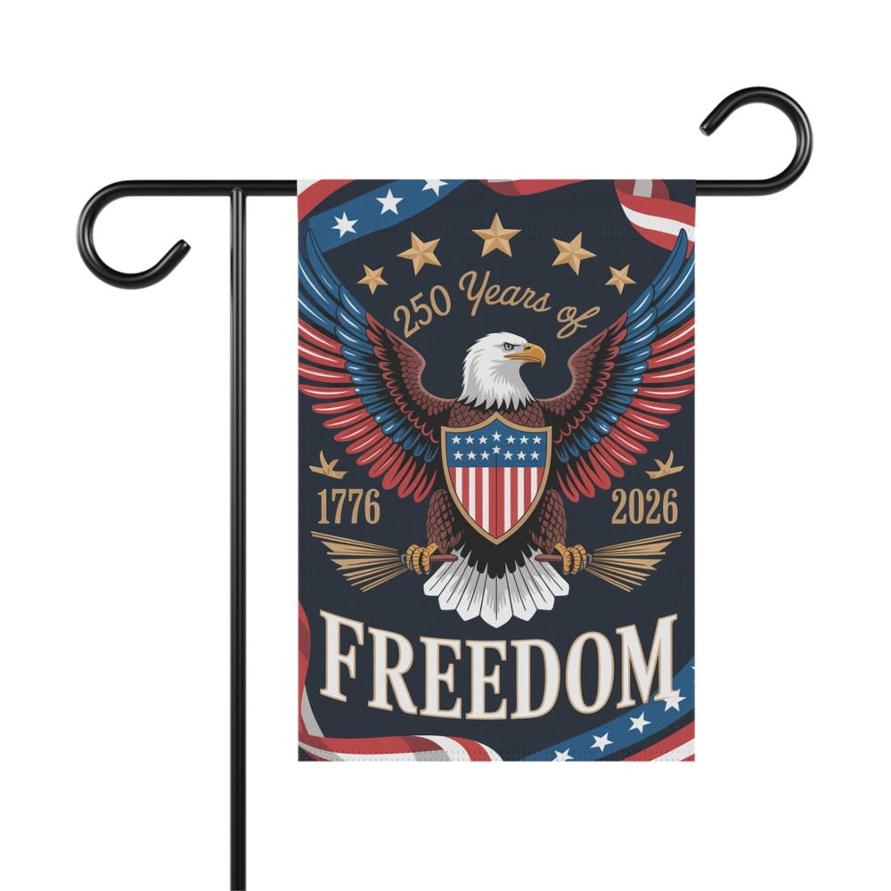 Bald Eagle 1776 2026 Patriotic Independence Flag 28x40 POLE NOT ...