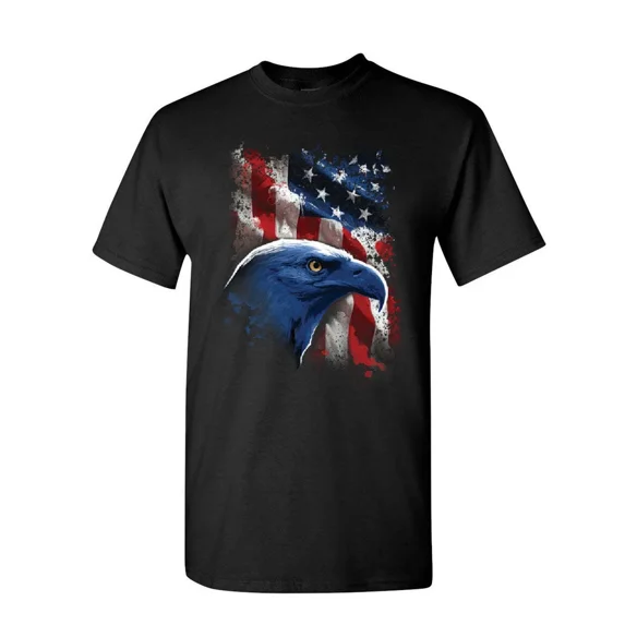 Bald Eagle American Flag Grunge Patriotic United States Independence ...