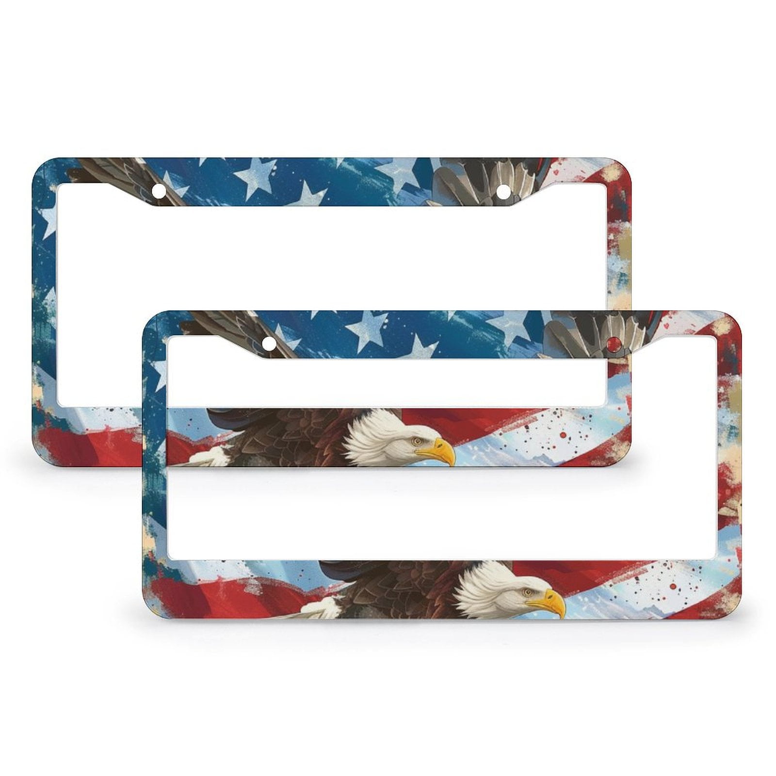 Patriotic License Plate Frames