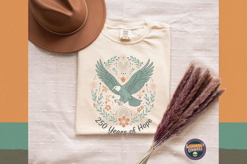 Bald Eagle Comfort Colors T-Shirt | American 250 Years Hope Patriotic ...