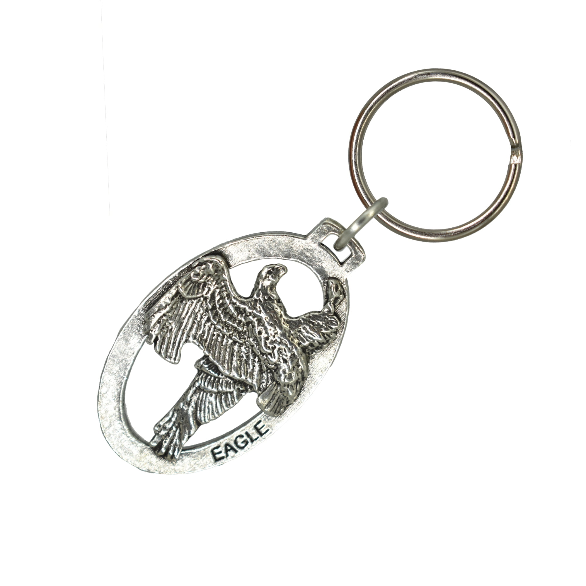 Bald Eagle Flying Keychain, Birds, Bird, B051KC, Patriotic, Key Fob ...
