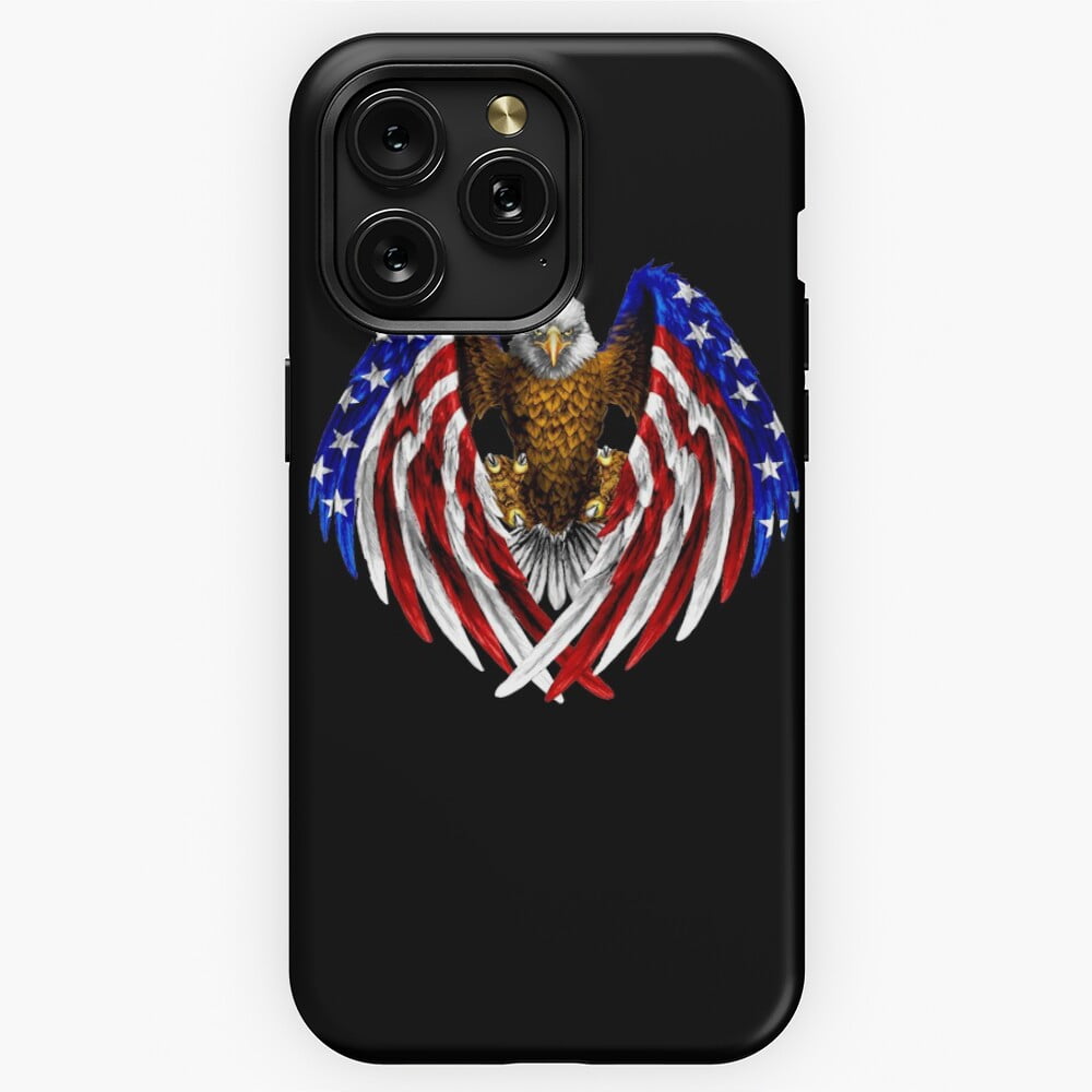 Bald Eagle Freedom Pride iPhone Case 17 to 11 Pro Max - Walmart.com