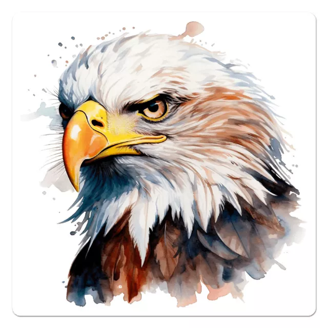 Bald Eagle Head Sticker Phone Decal Water Bottle Stickers Car Decals ...