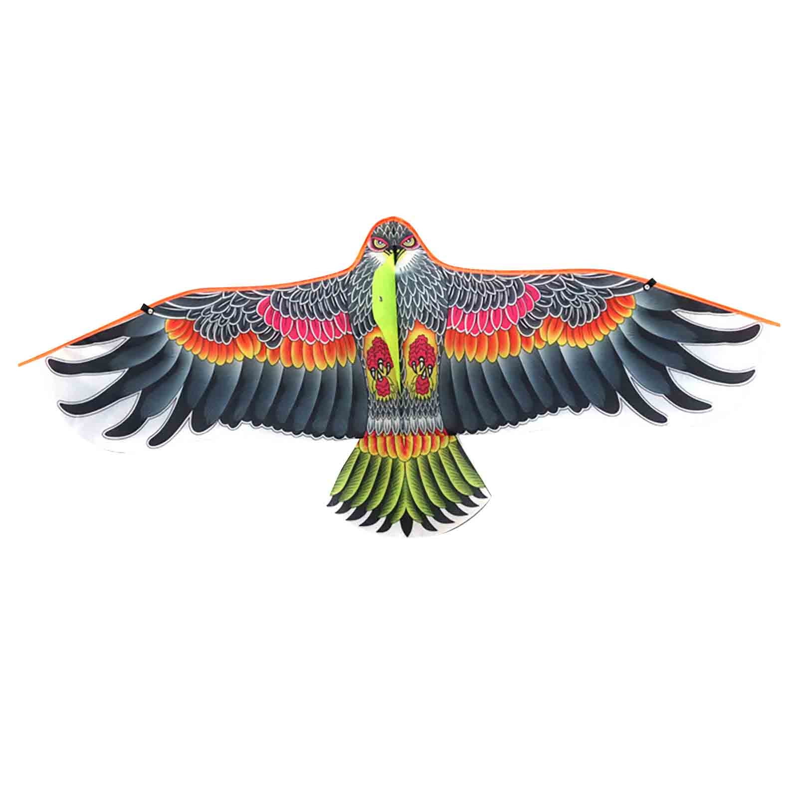 Bald Eagle Huge Kite for Kids and Adults Single Line String Easy to Fly ...