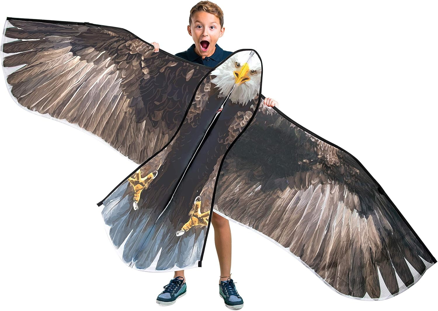 Bald Eagle Huge Kite for Kids and Adults Single Line String Easy to Fly ...