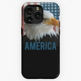 Bald Eagle Independence Memorial Day Art iPhone Case 17 through 11 Pro ...
