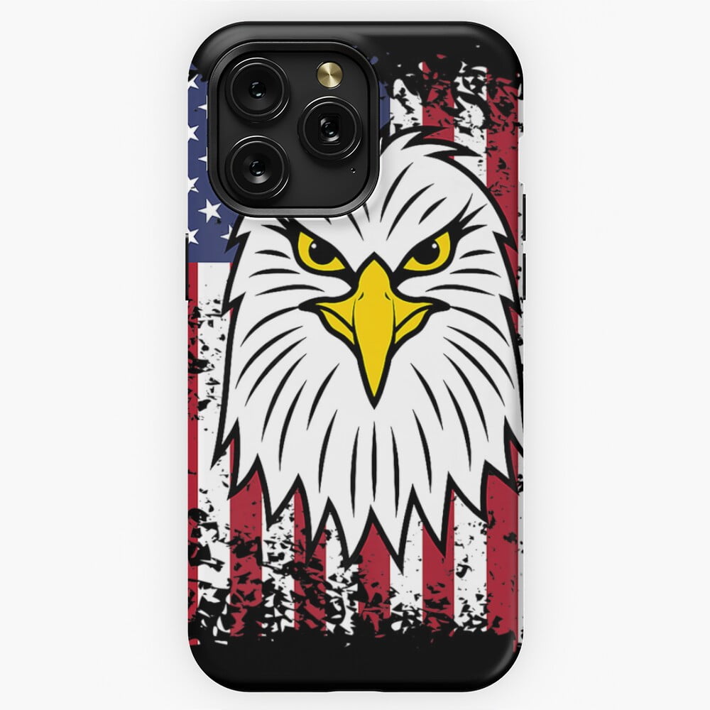 Bald Eagle Independence Pride iPhone Case 17 to 11 Pro Max - Walmart.com