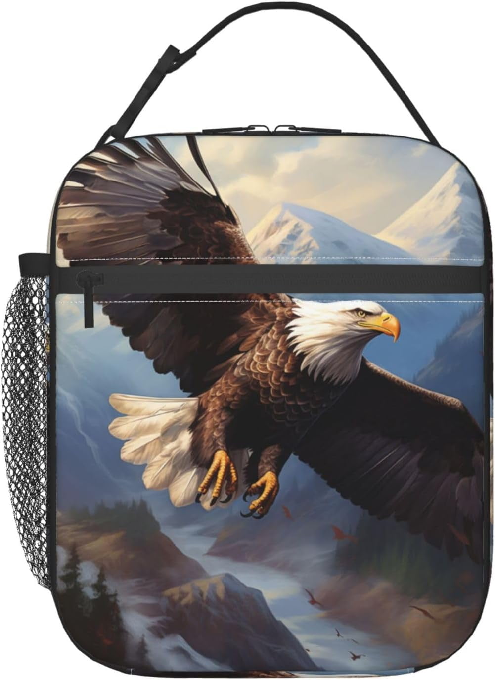 Bald Eagle Lunch Box for Adults American Eagle Lunch Bag Cooler Tote ...