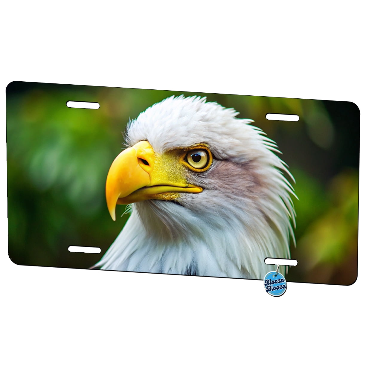 Bald Eagle Raptor Bird Of Prey Metal Novelty License Plate - Walmart.com