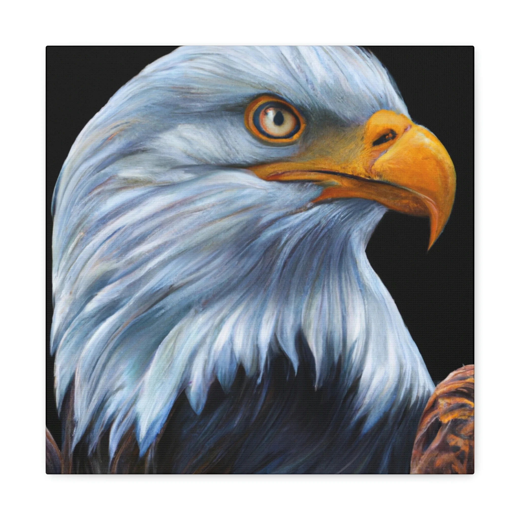 Bald Eagle Realism! - Canvas - Walmart.com