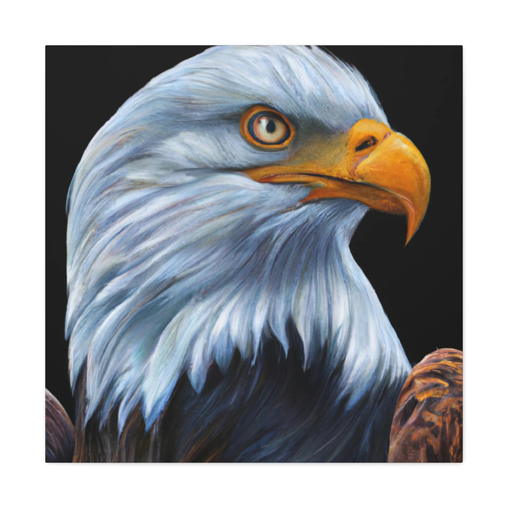 Bald Eagle Realism! - Canvas - Walmart.com