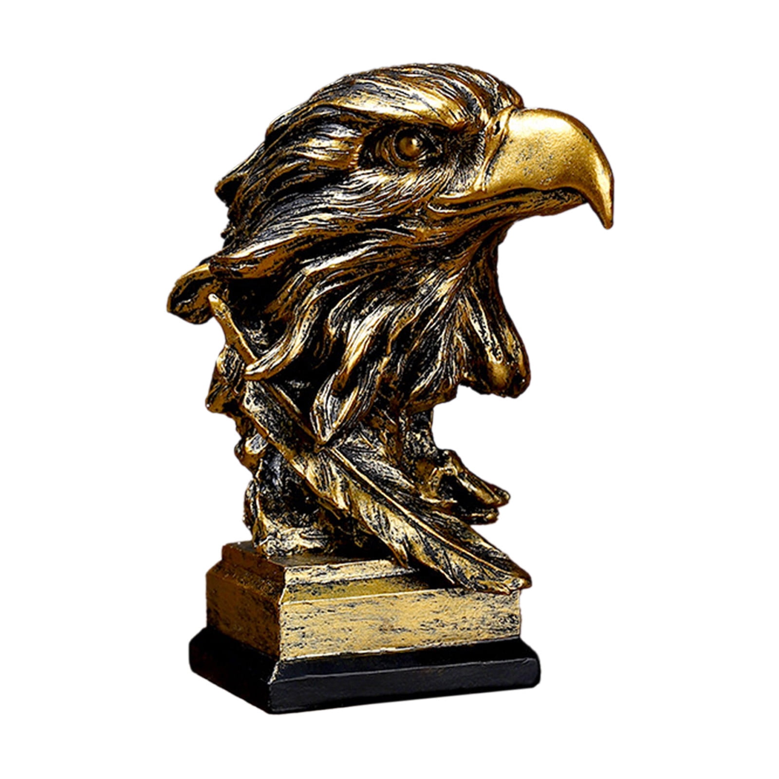 Bald Eagle Resin Statue for Home Décor Farm House Living Room Porch ...