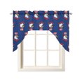 Bald Eagle Swag Valances for Windows, 4 of July Patriotic Birds Country ...