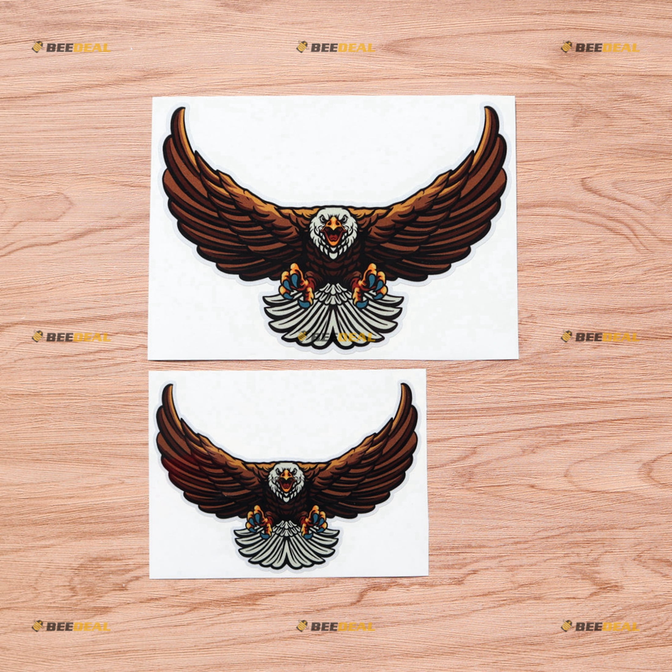 Bald Eagle Swoop Vinyl Decal Sticker American Patriotic Frontal - 2 ...