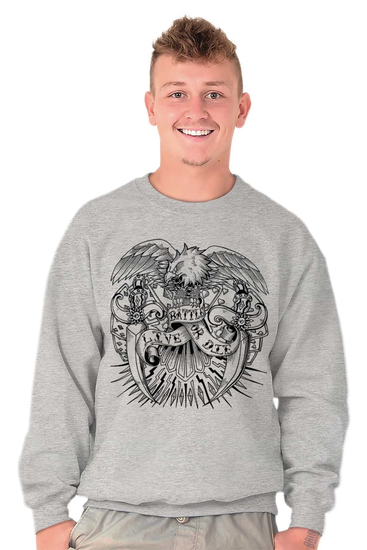 Bald Eagle Traditional American Unisex Plus Size Sweatshirt Brisco ...