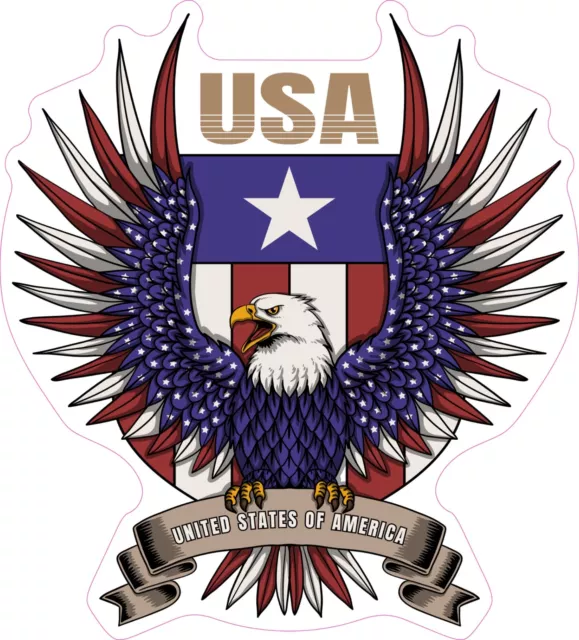 Bald Eagle United States Of America Sticker Window Decal Multiples ...