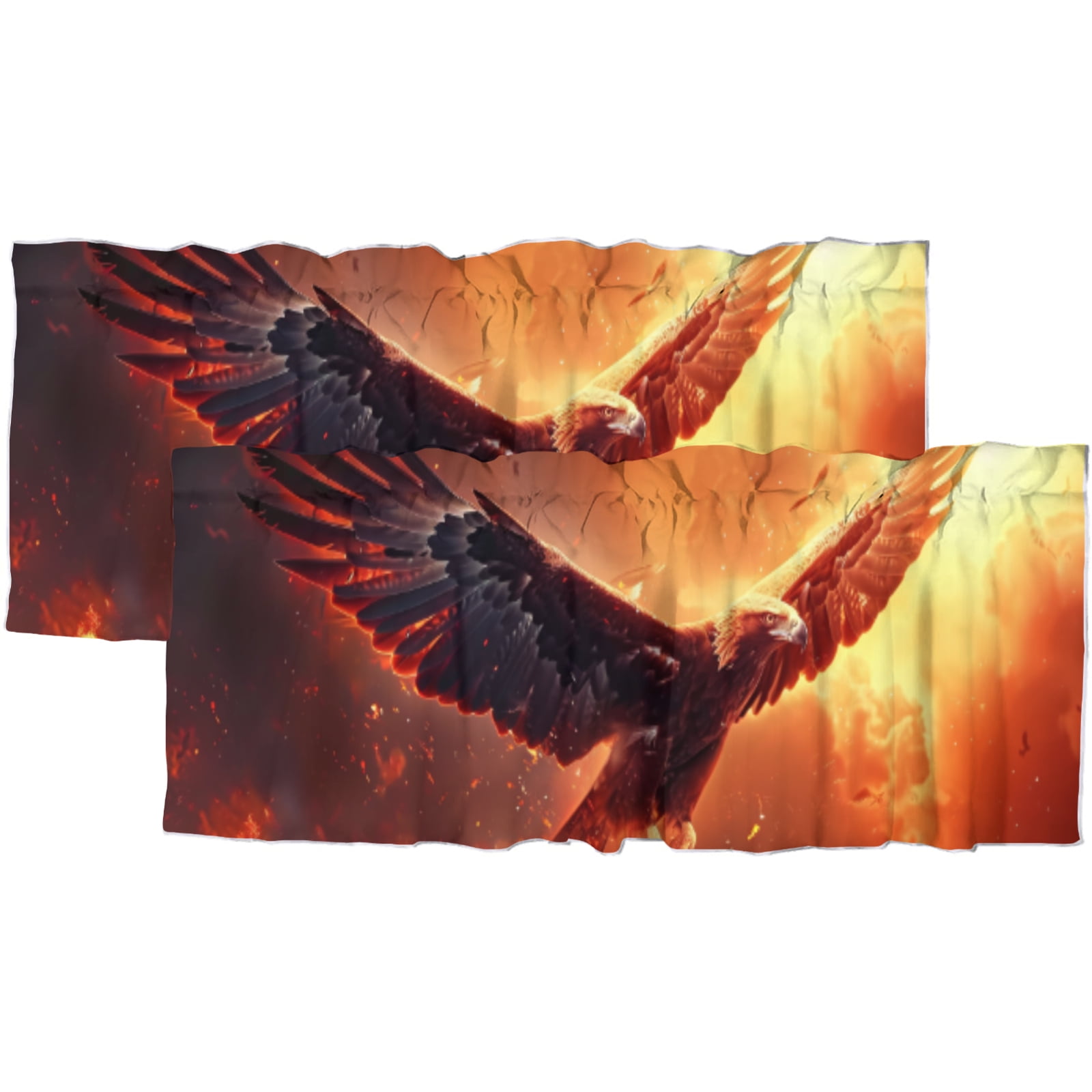 Bald Eagle Valances for Windows 3D Animal Bird Flying Bald Eagle ...