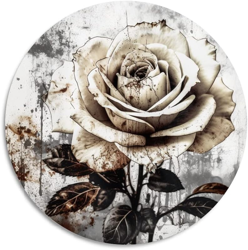 Bald Eagle Vintage Round Metal Tin Sign, Nostalgic Metal Sign, Home ...