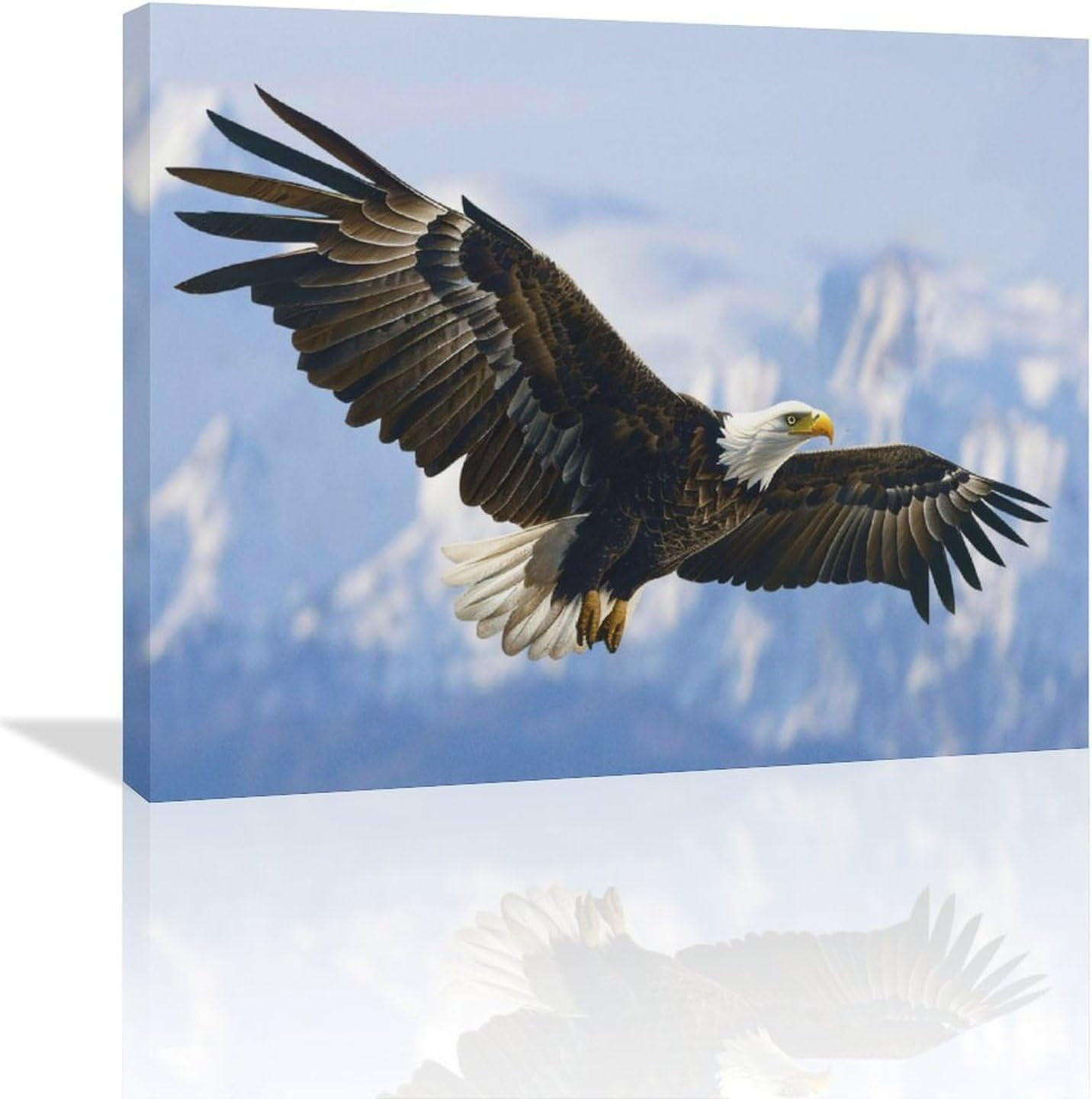 Bald Eagle Wall Art American Flying Eagle Pictures Wall Decor Eagle ...
