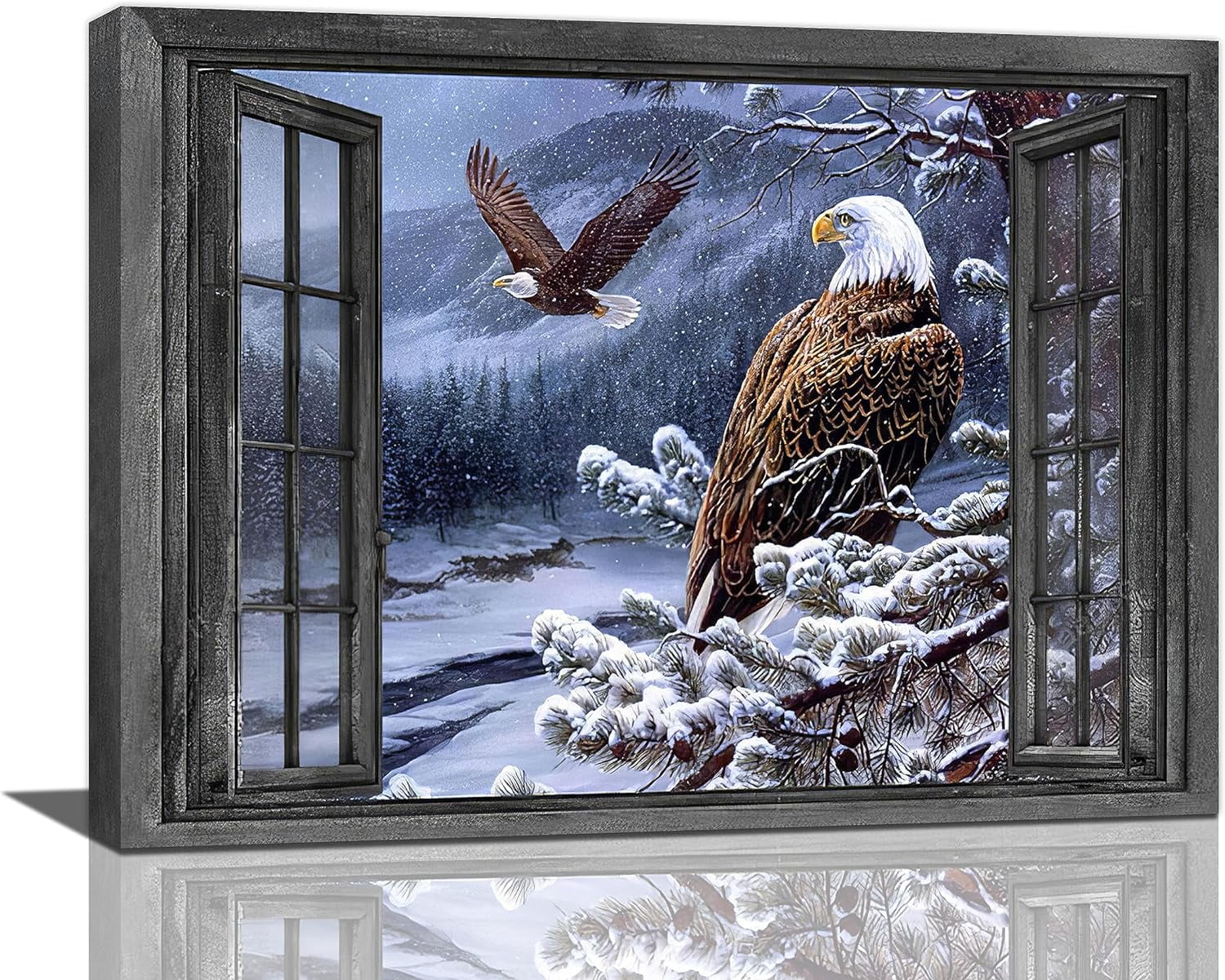 Bald Eagle Wall Art Bald Eagle Pictures Wall Decor Eagle Canvas Prints ...