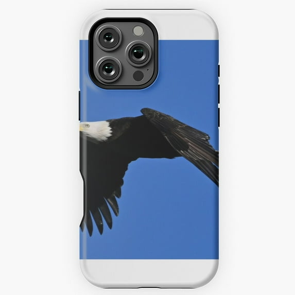 Bald Eagle in Flight Photo Phone Case for iPhone 16 15 14 13 12 11 Pro ...