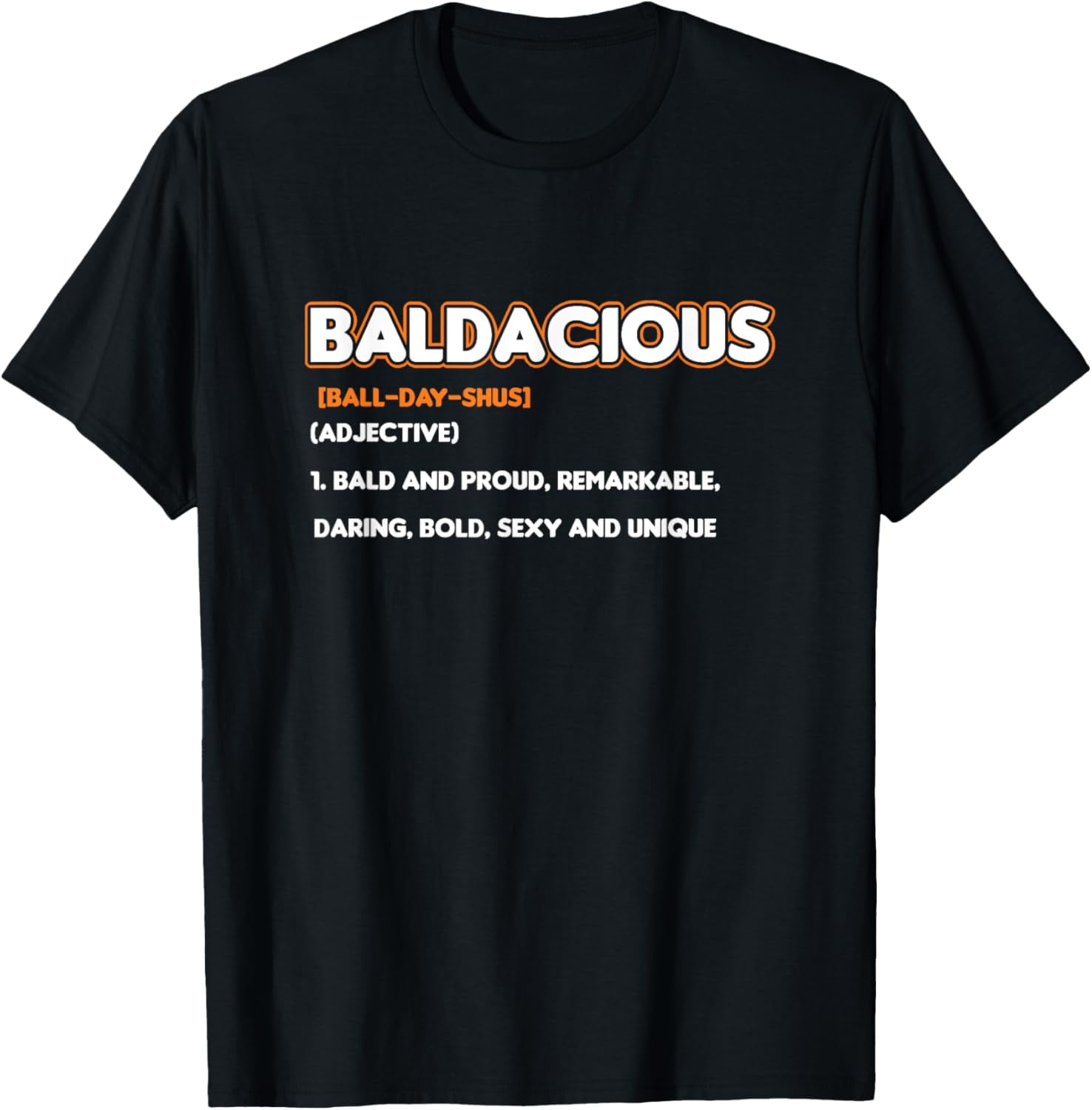 Bald Hairless Alopecia Bald Definition T-Shirt - Walmart.com