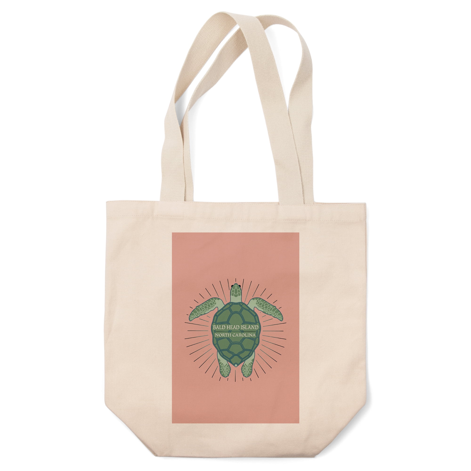Bald Head Island, North Carolina, Sea Turtle, Pink, Contour Press (100% ...