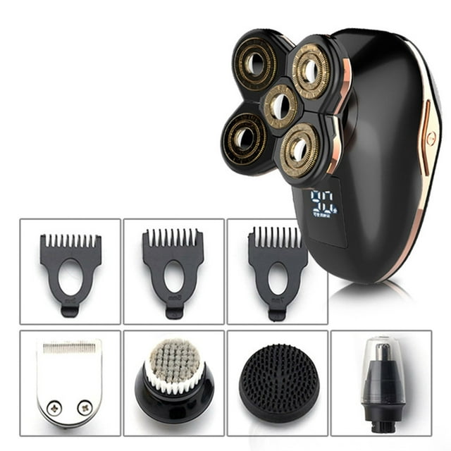 Bald Head Shaver Electric Beard Cordless Hair Grooming Trimmer Clipper ...