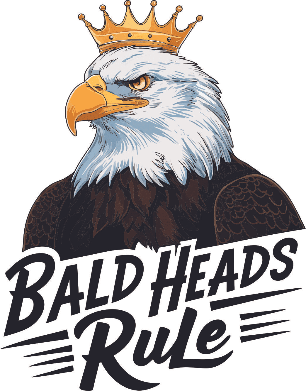 Bald Heads Rule Quote Eagle Bird American Quote Positive Life ...