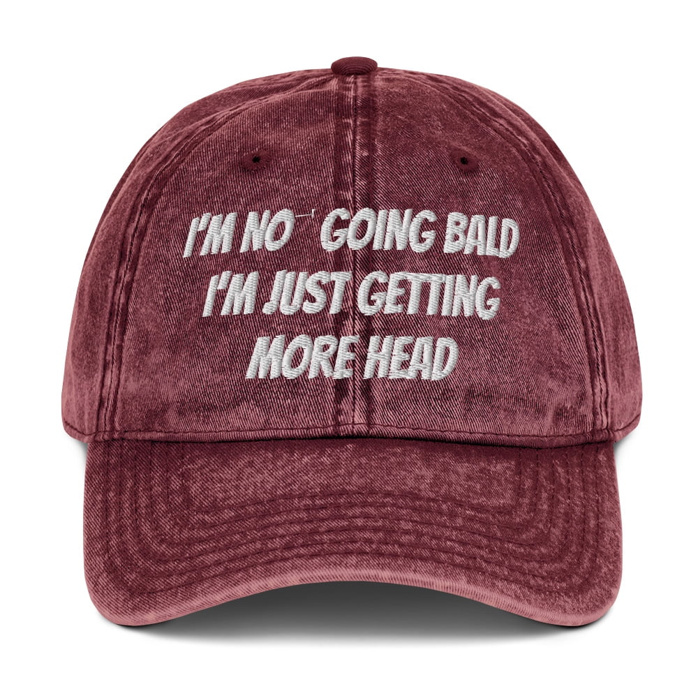 Bald Humor Embroidered Vintage Cap, I’m Not Going Bald I’m Just Getting ...