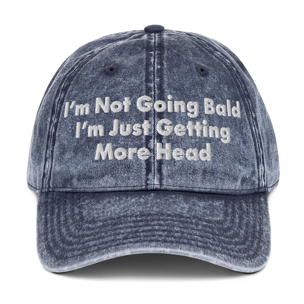 Bald Joke Embroidered Vintage Cap, I’m Not Going Bald I’m Just Getting ...