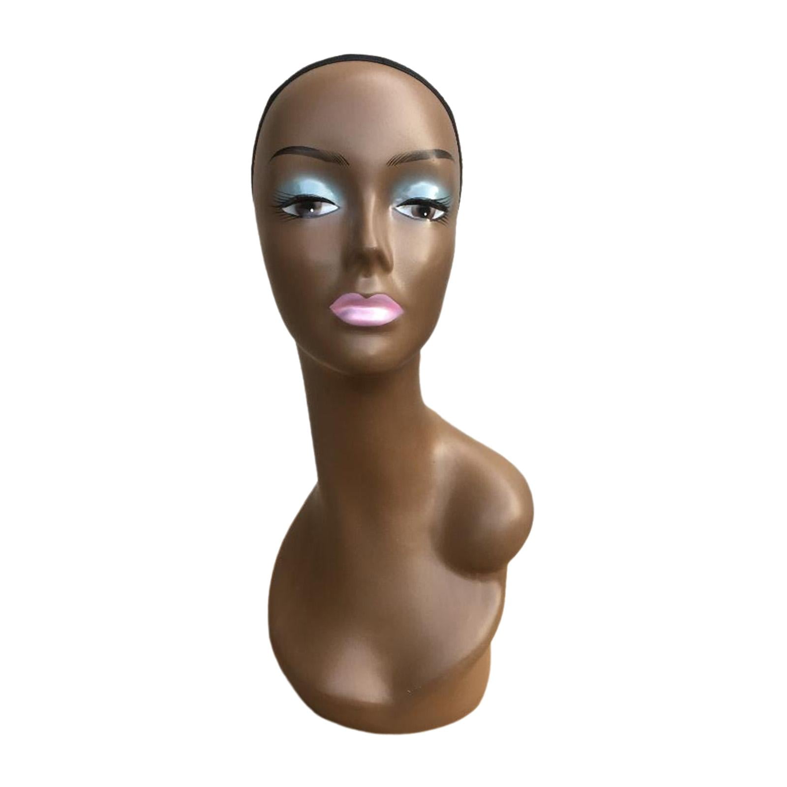Bald Mannequin Head Female Makeup Bald Manikin Head for Home Hair ...
