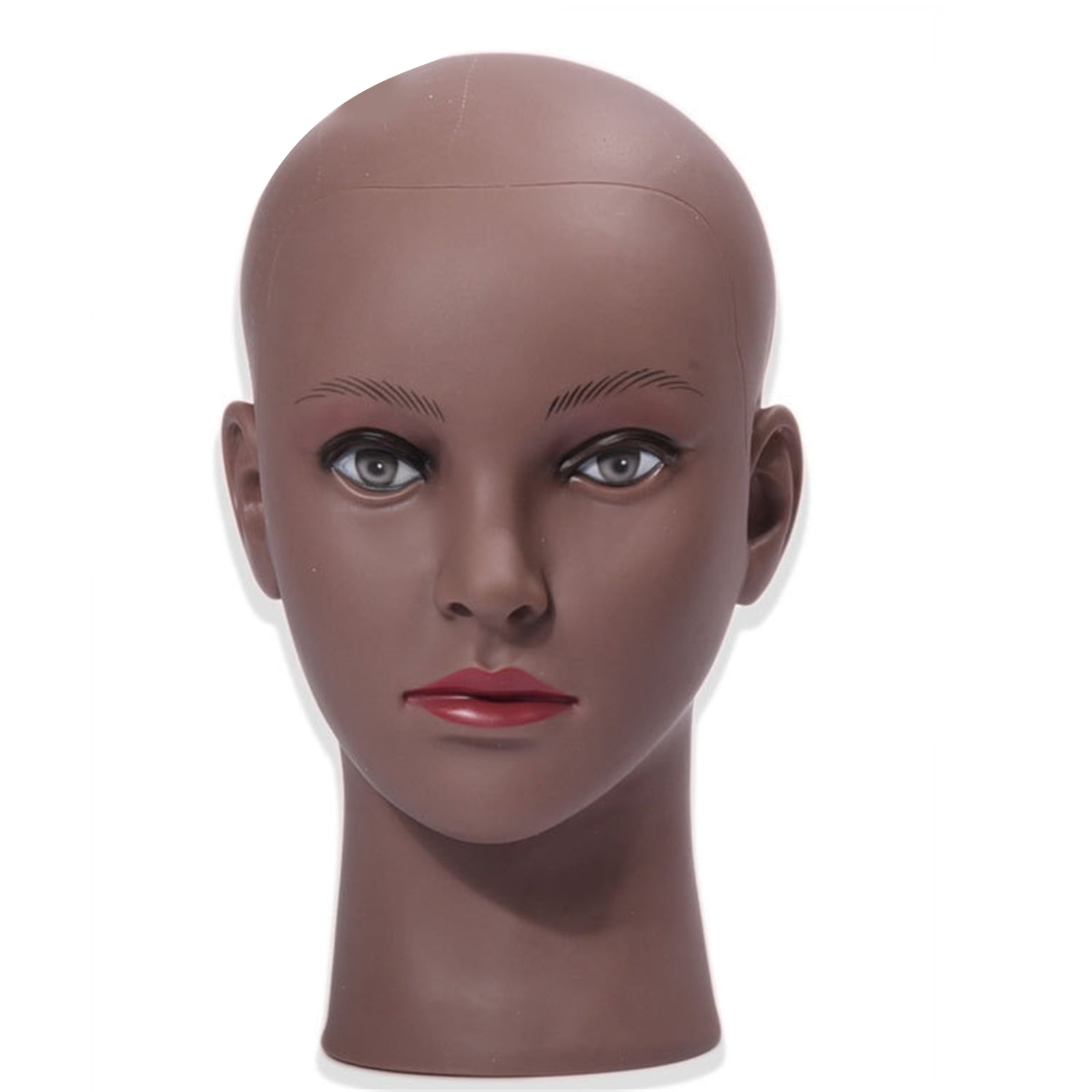 Bald Mannequin Head Female Professional Cosmetology Training Head Bald ...