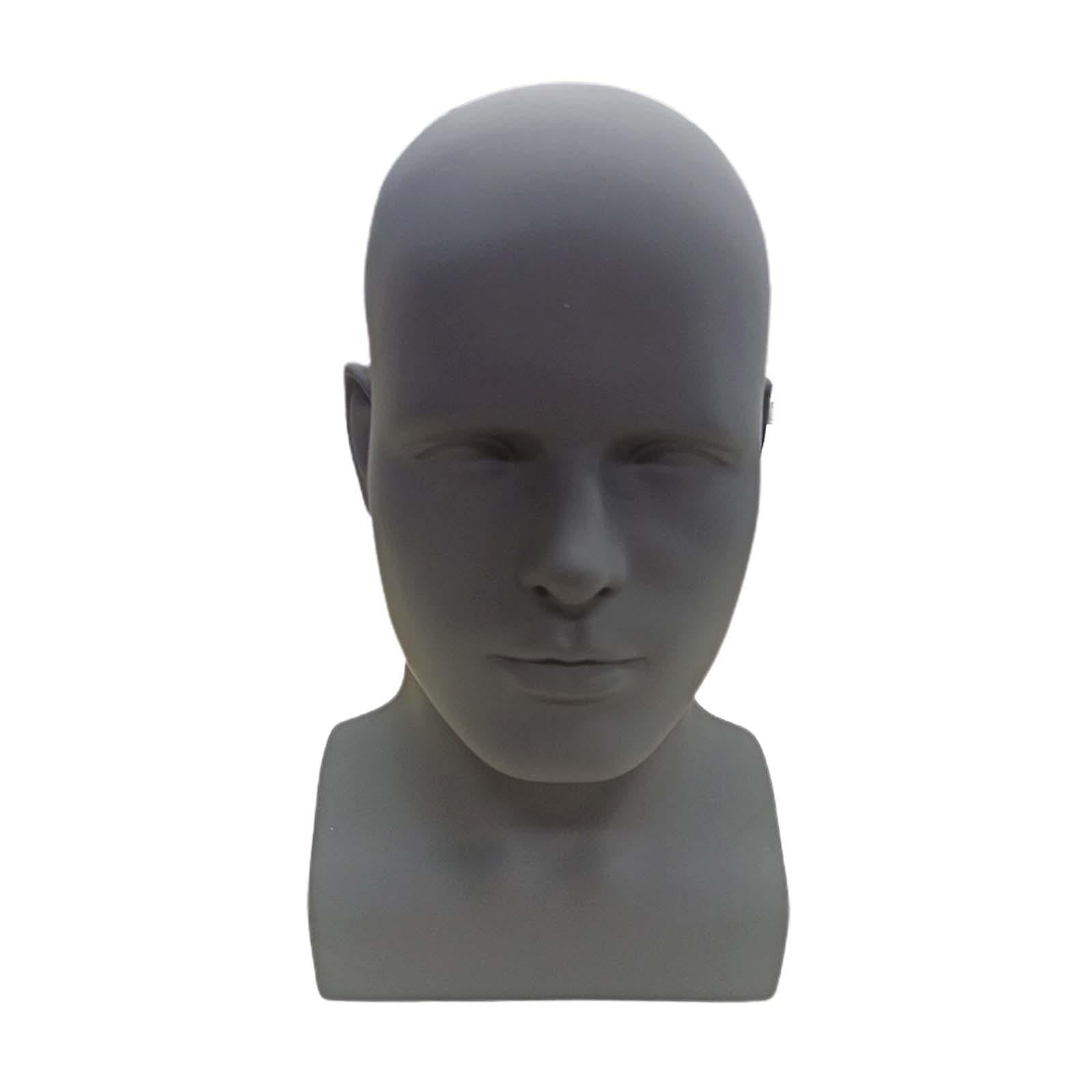 Bald Mannequin Head Male Head Professional for Making and Display Hat ...