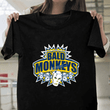 Bald Monkeys Funny Human Evolution Primate Science Humor Unisex T-Shirt ...