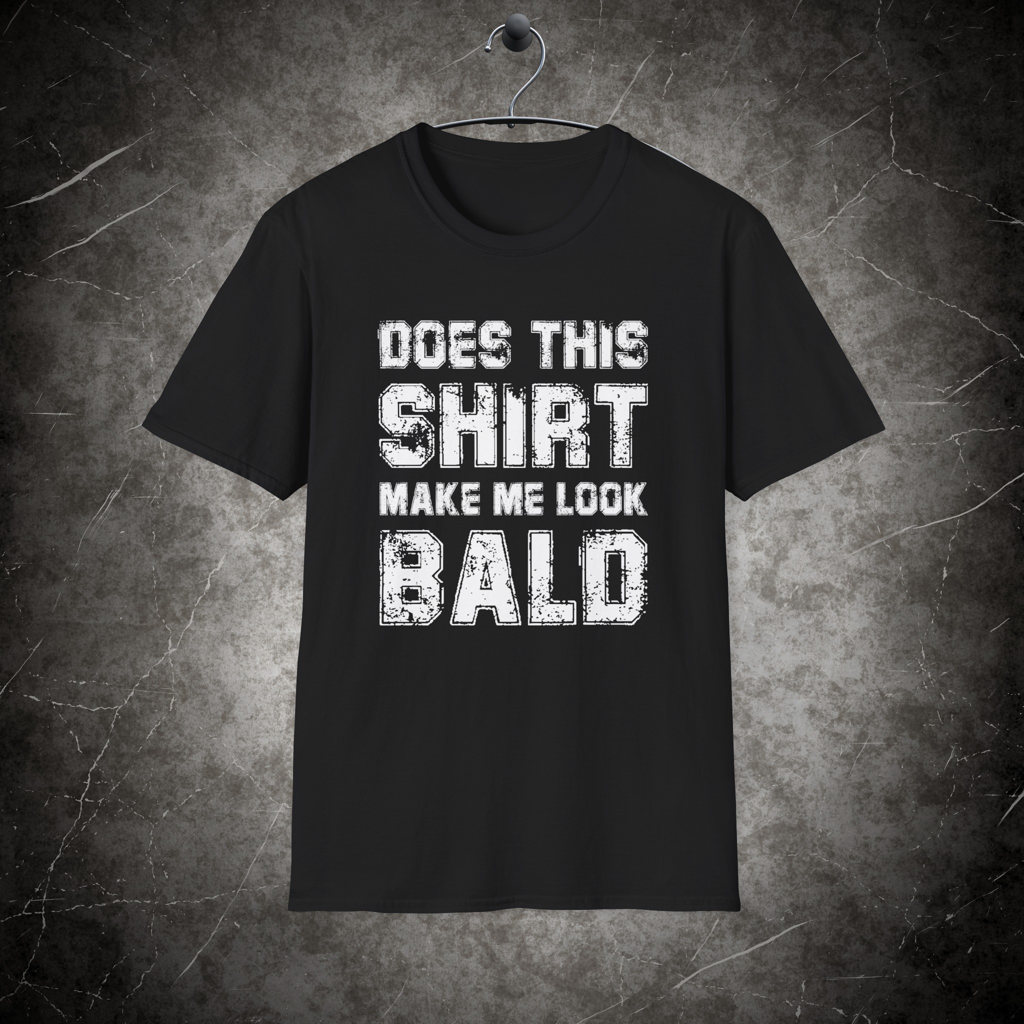 Bald man t-shirt, Does this Shirt Make me Look BALD t-shirt, Funny Dad ...