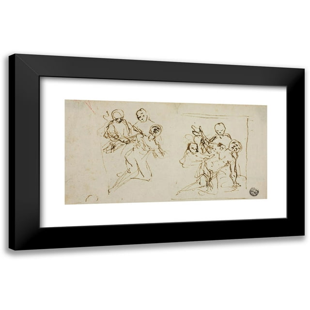 Baldassarre Franceschini 18x11 Black Modern Framed Museum Art Print ...