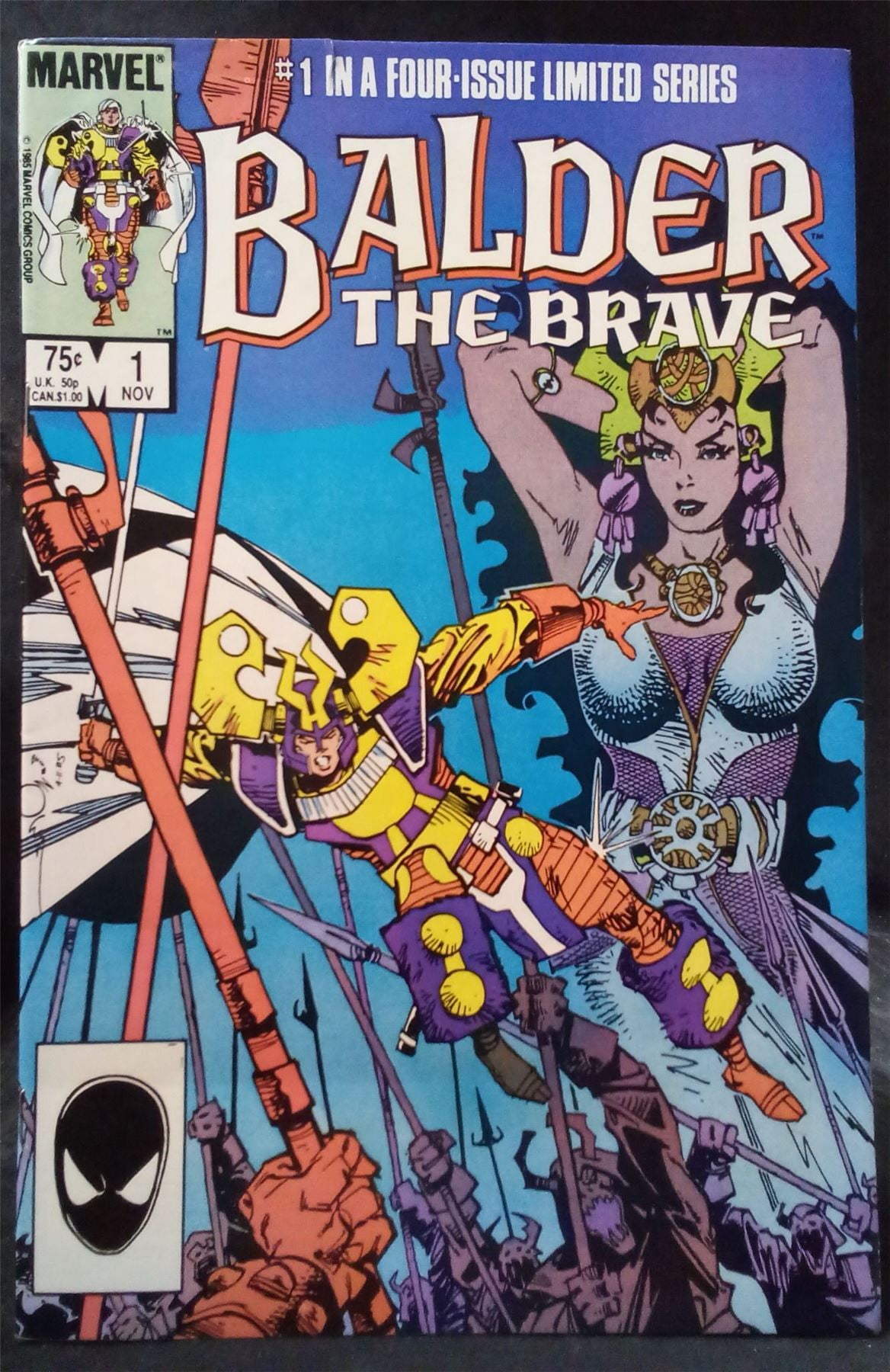 Pre-Owned Balder the Brave #1 1985 Marvel Comics Comic Book - Walmart.com
